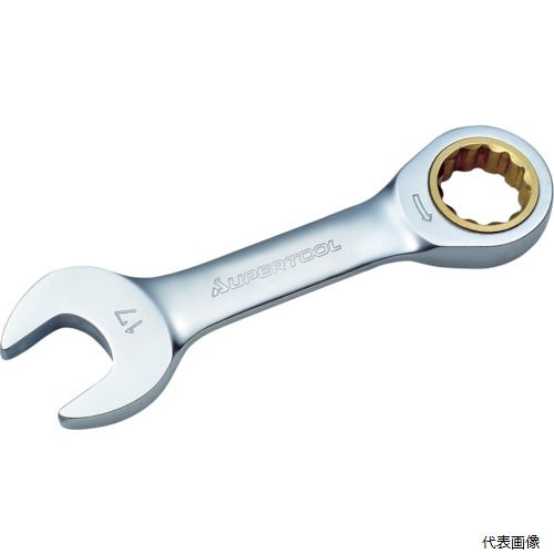 【特長】 ●電設・配管・空調工事、機械設備、自動車修理、各種狭所作業現場に最適です。 ●ショートタイプです。 ●ギア数72山で送り角5°なので狭所作業に適しています。 ●ギアは独特の形状でソケットはチタンコーティング仕上げで強くさびにくいで...