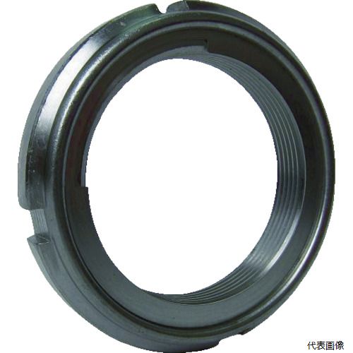 【特長】 ●振動によるねじの緩みを防止します。 ●ベアリングナットと同じで菊ワッシャーが不要です。 【用途】 ●ベアリングの締め付けなどに。 【仕様】 ●ねじ寸法：M50×1.50 ●外径(mm)：70 ●総幅(mm)：13.5 【入数】 ...