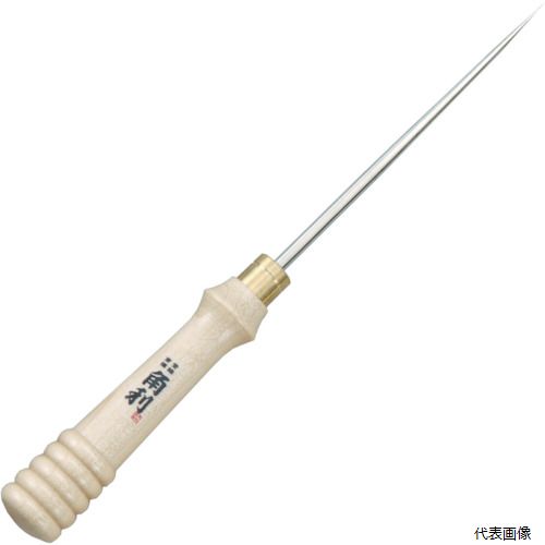 【特長】 ●穴無しタイプの千枚通し ●木製の柄を採用 ●手になじむ握りやすい形状 ●先端の鋭い突き錐形状 ●標準サイズの千枚通し 【用途】 ●紙・布への穴あけ作業 ●革製品の下穴あけ作業 ●木工での位置決め穴あけ ●梱包・荷造り作業での穴あ...