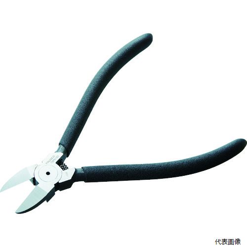 【特長】 ●形状を最も汎用性の高い形状としました。 ●樹脂製品のバリ取り作業などに最適です。 ●刃部鏡面仕上げです。 【用途】 ●プラモデル・プラスチック成型品のゲート切断・バリ取りに。 【仕様】 ●全長(mm)：154.5 ●切断能力(m...