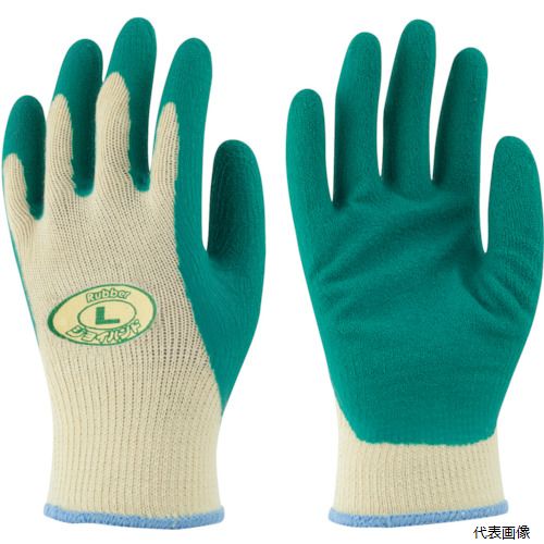 【特長】 ●ヒダ状のすべり止め加工で、グリップ力に優れています。 ●通気性がよく、蒸れにくい背抜きタイプです。 ●柔らかく作業性の良い天然ゴムコーティング手袋です。 【用途】 ●運送業、倉庫業、土木・建築業などに。 【仕様】 ●色：ベージュ...