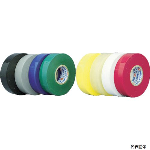 【特長】 ●粘着力が強く、金属・木・ガラス・布、その他ほとんどのものに密着します。 ●長時間の使用に耐えます。 ●低温時でもテープのしなやかさが変わりません。 ●テープの解き戻しが重く、材料によくフィットします。 ●手切れ性がよく、末端処理...