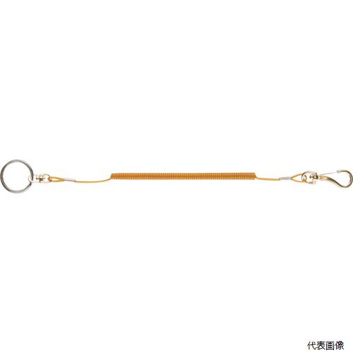 【特長】 ●ステンレスワイヤを特許ループ加工で形状記憶し、ウレタン被膜加工を施していますので伸縮性に優れています。 ●復元力、安全強度、寒冷地の使用や耐候性にも優れ、ループの型崩れも生じません。 【用途】 ●高所作業時の工具落下防止・軽量小...