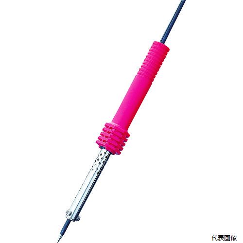 【特長】 ●耐蝕鉄メッキこて先付です。 【仕様】 ●電源(V)：AC100 ●消費電力(W)：20 ●最高温度(℃)：350 ●付属コテ先：500-T ●全長(mm)：199 ●電源コード長さ(m)：1.5 ●プラグタイプ：平型プラグ ●電...
