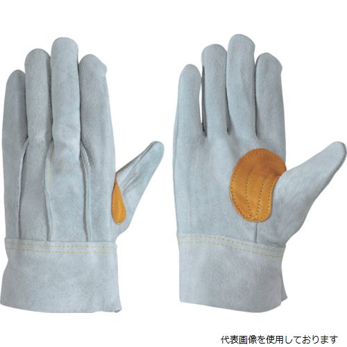 【特長】 ●切創、摩耗、摩擦、熱に強く、丈夫で長持ちします。 ●親指付け根は本革銀面当付です。 【用途】 ●建設・土木・鉄鋼・機械・溶接・造園などの重作業。 【仕様】 ●色：ホワイト ●サイズ：フリー ●全長(cm)：24.0 ●手のひら周...