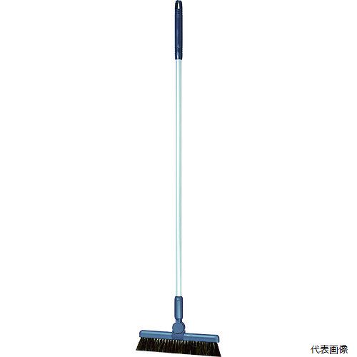 【特長】 ●アルミ柄で軽くて使いやすいほうきです。 ●柄が180度自在に動きます。 【用途】 ●床掃除に。 【仕様】 ●幅(mm)：260 ●長さ(mm)：1010 ●色：グレー ●スペアCL-465-500-0 【材質／仕上】 ●甲：ポリ...