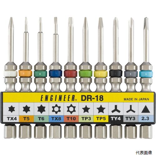 【特長】 ●DR-81〜89、93をセットにした10本セットです。 ●携帯電話、PHS、無線機、パソコン、家庭用ゲーム機器などのあらゆるメンテナンスなどに便利です。 【用途】 ●携帯電話、PHS、無線機、パソコン、家庭用ゲーム機器等のあらゆ...