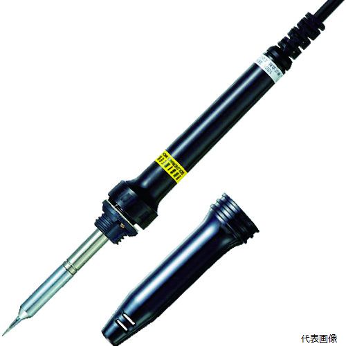 【特長】 ●高性能セラミックヒーターの採用により、コテ先温度の立ち上がりが速く、約1分ではんだ付けが可能です。 ●グリップからコテ先までの長さが短く操作性に優れています。 ●精密ソルダリングに最適のシャープなコテ先です。 ●コテ先内部に特殊...