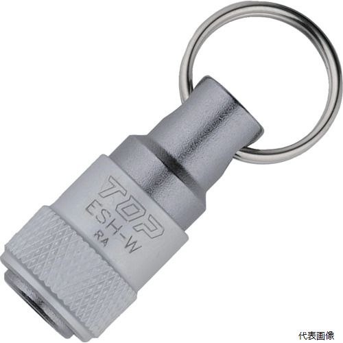 【特長】 ●6.35mm六角軸シャンクのソケットなどが携帯できる便利なホルダです。 ●丸穴なので、スムーズに出し入れができます。 ●スライド部を引き上げないと抜けない設計なので安全です。 ●丸穴だから、六角シャンク製品を素早く収納できます。...