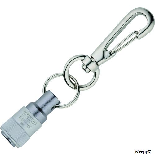 【特長】 ●6.35mm六角軸シャンクのソケットなどが携帯できる便利なホルダです。 ●丸穴なので、スムーズに出し入れができます。 ●スライド部を引き上げないと抜けない設計なので安全です。 ●丸穴だから、六角シャンク製品を素早く収納できます。...