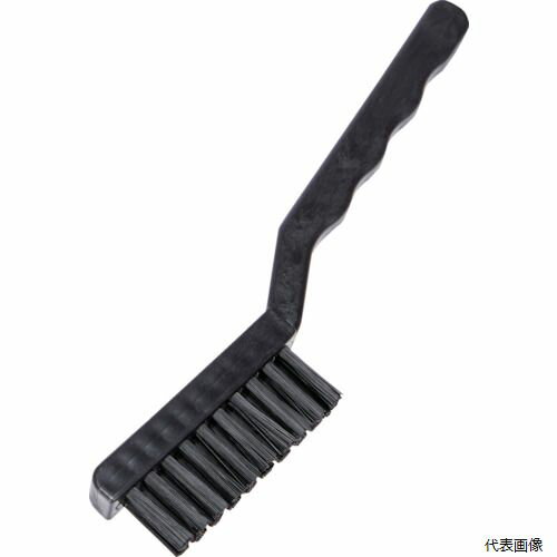 【特長】 ●静電ナイロンの毛材を使用した静電ブラシです。 ●PCB洗浄（修理・基板上のフラックスや余計な汚れの除去）に適しています。 【用途】 ●電子部品製造や半導体製造のESD対策として。 【仕様】 ●全長(mm)：172 ●毛丈(mm)...