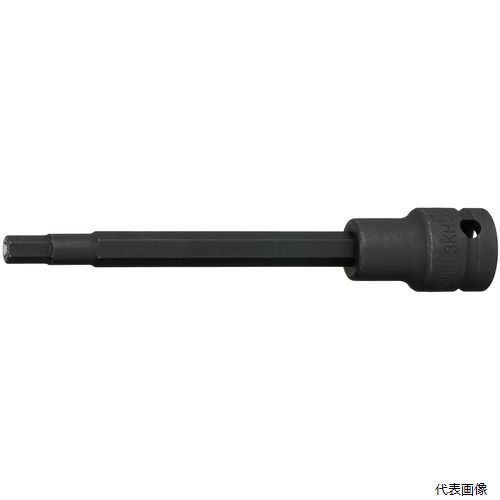 【特長】 ●仮締め専用です。 ●インパクトレンチなどの動力工具でも使用可能です。 【仕様】 ●差込角(mm)：9.5 ●対辺寸法(mm)：5 ●ビット長さ(mm)：71 ●全長(mm)：100 ●対辺(mm)：5 ●先端マグネット付 ●適合...