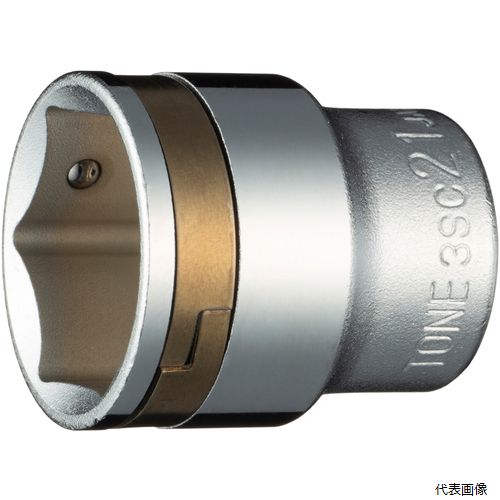 【特長】 ●着脱作業時にボルト・ナット類の落下を防止します。 ●マグネット式ではないので、ソケットに鉄粉などが付着することはありません。 【用途】 ●ボルト・ナットの締付け・緩め作業用。 【仕様】 ●差込角(mm)：9.5 ●対辺寸法(mm...