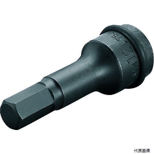 【特長】 ●インパクトレンチなどの動力工具用のソケットです。 ●セミロングタイプです。 【仕様】 ●差込角(mm)：12.7 ●対辺寸法(mm)：12 ●全長(mm)：75 ●適合ピン：PIN3522S(対辺5〜14mm)、PIN3525S...