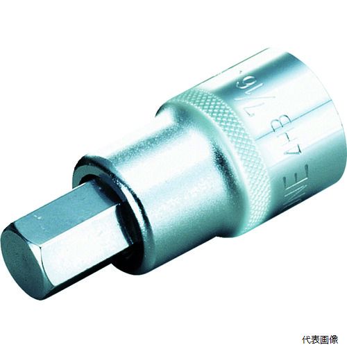 【特長】 ●ラチェットハンドルに差し込んで使用することにより、締め付けが素早く行えます。 【仕様】 ●対辺寸法(インチ)：7/16 ●差込角(mm)：12.7 ●ビット長さ(mm)：15 ●全長(mm)：50 ●インチサイズ 【材質／仕上】...