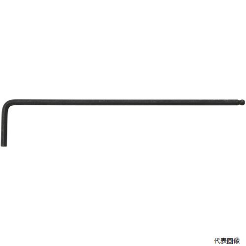 【特長】 ●ボールポイント加工で、斜め作業の早回し、仮締めが可能です。 【仕様】 ●対辺寸法(mm)：3 ●首下寸法(mm)：21 ●全長(mm)：122 ●対辺(mm)：3 ●ミリサイズ ●ロングタイプ 【材質／仕上】 ●特殊合金鋼 ●表...