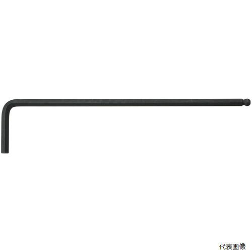 【特長】 ●ボールポイント加工で、斜め作業の早回し、仮締めが可能です。 【仕様】 ●対辺寸法(mm)：4 ●首下寸法(mm)：25 ●全長(mm)：131 ●対辺(mm)：4 ●ミリサイズ ●ロングタイプ 【材質／仕上】 ●特殊合金鋼 ●表...