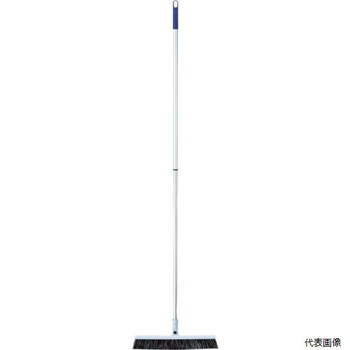 【特長】 ●丈夫でサビにくいアルミ柄は、調節自在の伸縮式です。 ●PP、PET、PBT、馬毛、除電材を配合しています。 ●ゴミがからみにくく細かいゴミも取り残すことなくしっかり掃けます。 【用途】 ●Pタイル、木床、石材、コンクリートなど屋...