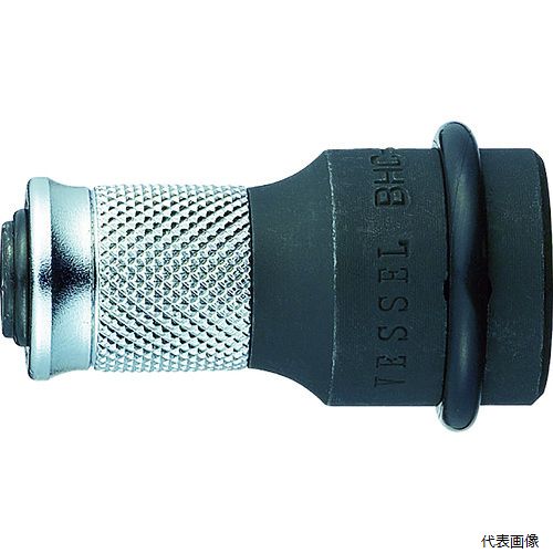 【特長】 ●インパクトレンチに取り付けて、各種ビットが使用できます。 ●電動・エアの両方に使用できます。 ●差込角12.7mmインパクトレンチ用です。 【仕様】 ●全長(mm)：50 ●幅(mm)：24 ●厚さ(mm)：24 ●差込角(mm...