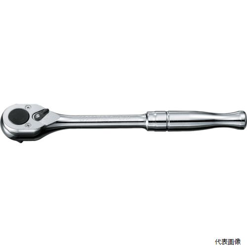 【特長】 ●スタンダードなラチェットハンドルです。 【仕様】 ●歯数(枚)：24 ●差込角(mm)：凸9.5 ●全長(mm)：200 ●ヘッド部幅(mm)：30.5 ●ヘッド部厚さ(mm)：26.4 【材質／仕上】 ●特殊鋼 【入数】 ●1...
