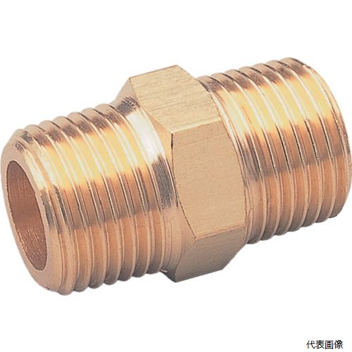 【特長】 ●内ネジ配管の接続に 【用途】 ●ネジ用継手。 ●内ネジ配管の接続に。 ●接続口径D：R3/4 ●六角対辺(mm)：27 ●使用流体：水・空気・油 ●タイプ：六角ニップル ●最高使用圧力(MPa)：6.90 ●寸法(mm)A：46...