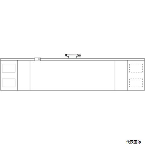 【特長】 ●パソコンで製作したオリジナル文字の用紙を差し込めます。 【仕様】 ●色：白 ●縦(mm)：90 ●横(mm)：420 ●マジックテープ付 ●上部安全ピン付 ●記入用紙1枚付(70×220mm) 【材質／仕上】 ●軟質ビニール 【...