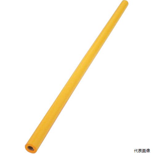 【特長】 ●ちぎれにくく、クッション性に優れた衝撃吸収材です。 【用途】 ●丸型支柱や手摺、パイプの保護に。 【仕様】 ●色：イエロー ●長さ(m)：0.9 ●厚さ(mm)：6 ●取付方法：貼付タイプ(両面テープ別売) ●外径(mm)：29...