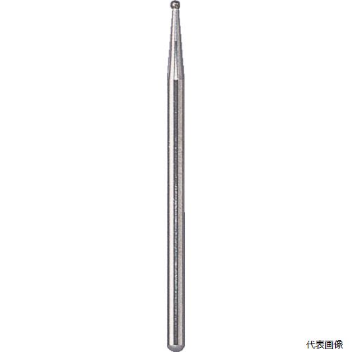 【特長】 ●鉄系金属の加工に最適です。 ●微小破砕（自生作用）を有するため、安定した加工面が得られます。 ●耐熱性は約1400℃でダイヤモンドより優れます。 【用途】 ●R面研磨・マーキング・文字加工。 【仕様】 ●粒度(#)：140 ●刃...