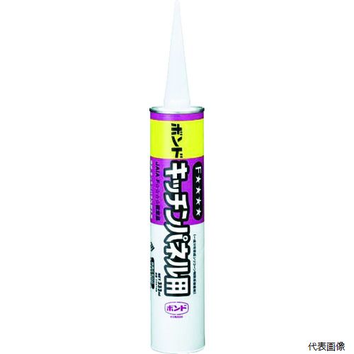 【特長】 ●強靱な接着性を有し、幅広い被着材に適応します。 ●耐熱性に優れています。 ●日本接着剤工業会JAIAF☆☆☆☆規格品、JAIA4VOC基準適合品です。 【用途】 ●キッチンパネル施工用専用接着剤。（二次接着用） ●衝撃や振動に対...