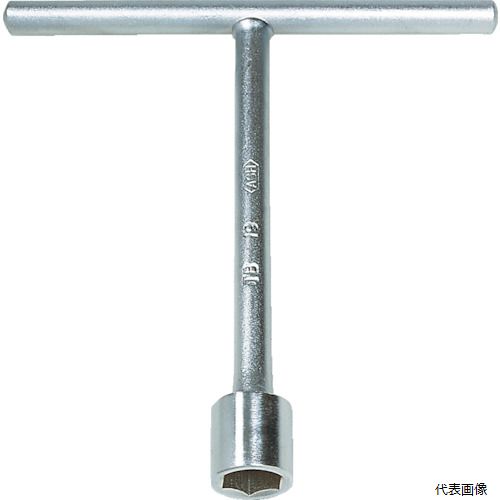 【特長】 ●早回しなど連続作業がしやすく、力の掛け具合を加減しやすい形状の便利工具です。 ●ソケット部は6角形状です。 【用途】 ●六角ボルト・ナットの締結作業 【仕様】 ●対辺寸法(mm)：14 ●全長(mm)：160 ●全幅(mm)：1...