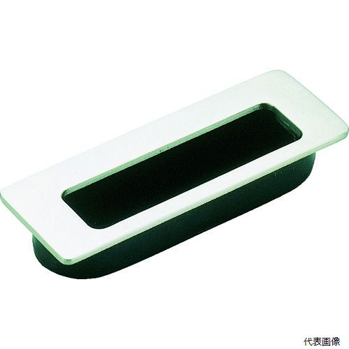 【特長】 ●板金取付けはカップを挟んで取り付けができます。 【用途】 ●カバー、キャビネットに。 【仕様】 ●幅(mm)：114 ●奥行(mm)：19 ●高さ(mm)：41 ●穴径(mm)：M4 ●取付ピッチ(mm)：96 ●板金対応板厚：...