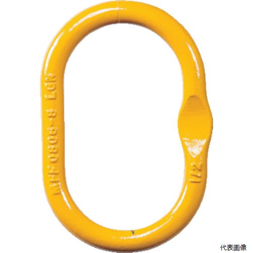 【特長】 ●1本吊りから4本吊りまで使用できます。 【用途】 ●マスターリンクとして。 【仕様】 ●基本使用荷重(t)：3.2 ●適合チェーン線径(mm)1本吊：10 ●適合チェーン線径(mm)2本吊：7.1 ●寸法(mm)d：17 ●寸法...
