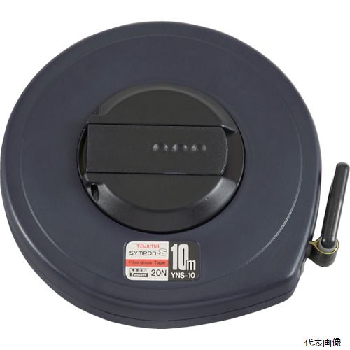 【特長】 ●コンパクトで使いやすい巻尺です。 ●絶縁性、耐薬品性に優れています。 ●水洗い出来ます。 ●車に踏まれても折れません。 【用途】 ●一般測定・道路・鉄道・電気工事用ガラス繊維巻尺。 ●テープ長さ(m)：10 ●テープ幅(mm)：...