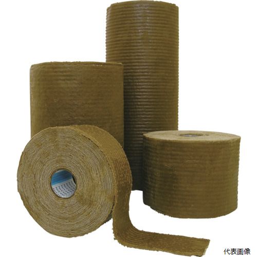 【特長】 ●配管・機器・タンク類などあらゆる対象物に使用できます。 ●耐熱流下温度90℃です。 【用途】 ●高温配管、機器、タンク類の防錆・防食用。 【仕様】 ●色：茶褐色 ●幅(mm)：50 ●長さ(m)：10 ●厚さ(mm)：1.1 ●...