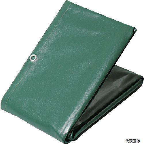 【特長】 ●強力エステル糸の基布に樹脂加工を施し、耐候性に優れた帆布トラックシートです。 【用途】 ●トラック荷台カバー用。 ●長期にわたるハードユース用に。 【仕様】 ●色：グリーン ●幅(m)：約1.89 ●長さ(m)：約2.1 ●厚さ...