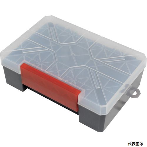 【特長】 ●極厚設計3mmの頑丈な収納ケースです。 ●1000kgの荷重に耐えることができます（上面全体に荷重をかけた数値）。 ●バックルを付け替えて2種類の開け方ができます。 ●積み重ねできるスタッキング溝付きです。 【用途】 ●工具など...