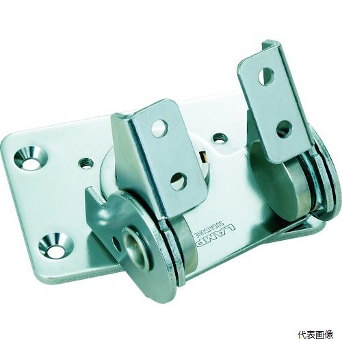 【特長】 ●2軸のフリーストップ機構により、傾き方向（チルト方向）・回転方向（スイベル方向）ともに任意の角度でしっかり保持できます。 ●作業範囲内の往復のトルクは一定です。 ●2万回の開閉テストをクリアしています。 ●（ねじ・ピンはお客様に...
