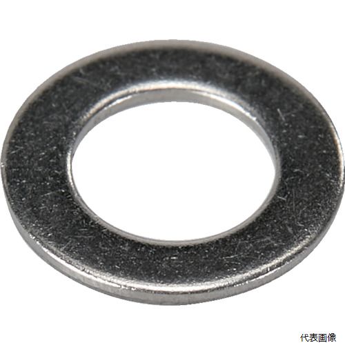 【特長】 ●寸法はJISB1256-1963に準ずる平座金です。呼び径はおねじの径でワッシャーの内径は少し大きめの穴が開いています。 ●少しだけ必要な時に便利な少量パックシリーズです。 【仕様】 ●呼び径：M6 ●外径(mm)：11.5 ●...