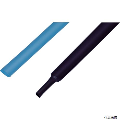【特長】 ●UL224規格品です。 ●柔軟性に優れ、難燃性です。 ●RoHS指令適合製品です。 【用途】 ●電線接続部、パーツ類の絶縁、保護はもとよりパイプの防食など多くの用途に応用が可能です。 【仕様】 ●色：黒 ●収縮前内径(mm)：8...
