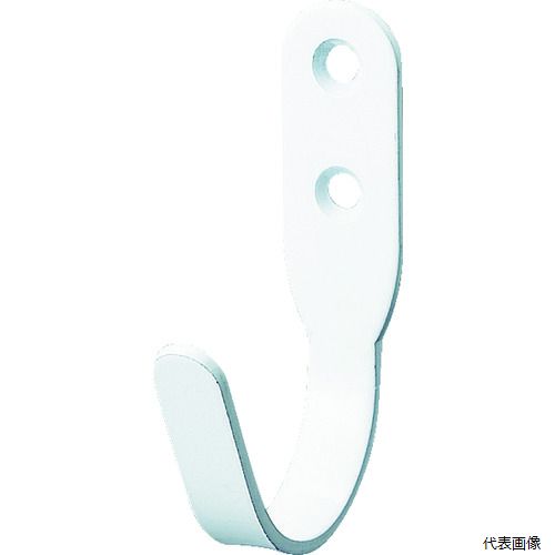 【特長】 ●使い勝手のよいフックです。 【用途】 ●工場内設備・各種施設に。 ●工具の収納・分類に。 【仕様】 ●幅(mm)：16 ●奥行(mm)：43 ●高さ(mm)：61 ●吊下荷重(N/kgf)：68.6/7 ●色：白 ●A(mm)：...