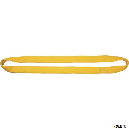 【特長】 ●繊維を束ね表面布で覆った柔かいスリングです。 ●吊り上げる荷になじみ易く、ワイヤロープのようにクセもつかず取扱いが非常に楽で作業効率が上がります。 【用途】 ●一般玉掛け作業用ラウンドスリング ●最大使用荷重(t)：0.5 ●全...