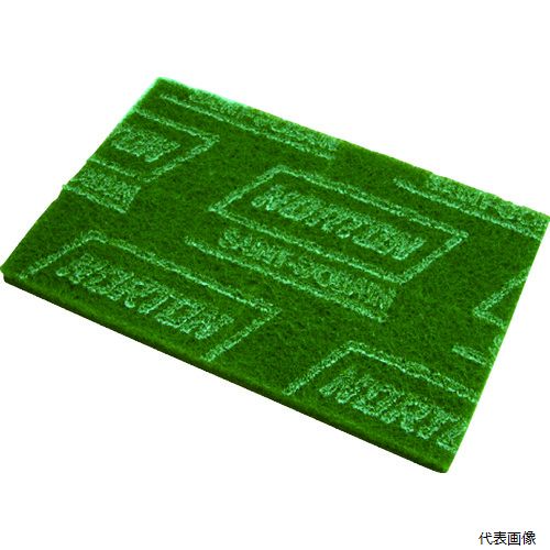 【特長】 ●4種類の形状に手で切り分けられるようにミシン目を入れた使い勝手の良くした不織布ハンドパッドです。 【用途】 ●金属・非鉄金属のヘアライン加工や傷ぼかし、艶消し、サビ取り、目あらし作業。 ●陶器、洗面台の汚れ取りやプリント基板、木...