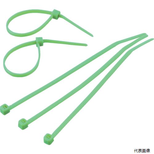 【特長】 ●主に屋内での結束に適した汎用性の高いカラータイプです。 ●電線の被覆色に合わせた色を使用することで束線を目立たなくきれいに束ねることができます。 ●ケーブルの種類によって色分けして結束するとひと目で識別できて便利です。 【用途】...