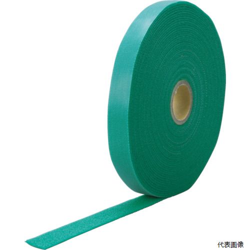 【特長】 ●繰り返し使用可能です。 ●柔らかいため、強く使っても製品を傷つけることがありません。 【用途】 ●仮固定、整理用、頻繁に着脱して使用するのに最適。 【仕様】 ●色：緑 ●幅(mm)：20 ●長さ(m)：10 ●厚さ(mm)：1....