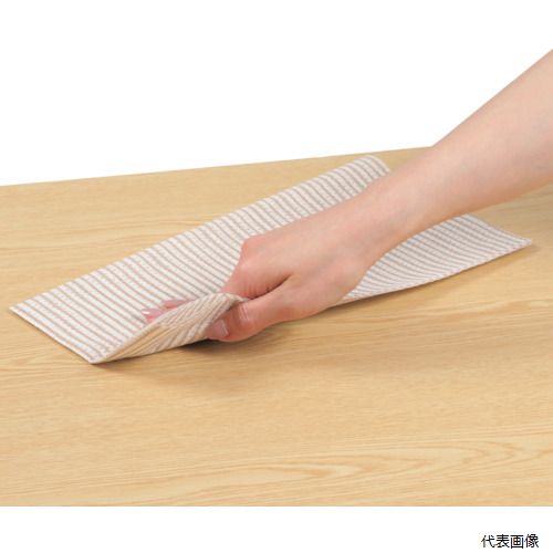 【特長】 ●吸水性に優れたレーヨン100％素材のカウンタークロスです。 ●自然な風合いがカフェに好評です。 【用途】 ●カフェ・レストラン・キッチン・給湯室などのお掃除に。 【仕様】 ●色：ベージュ ●シートサイズ(mm)：600×300 ...