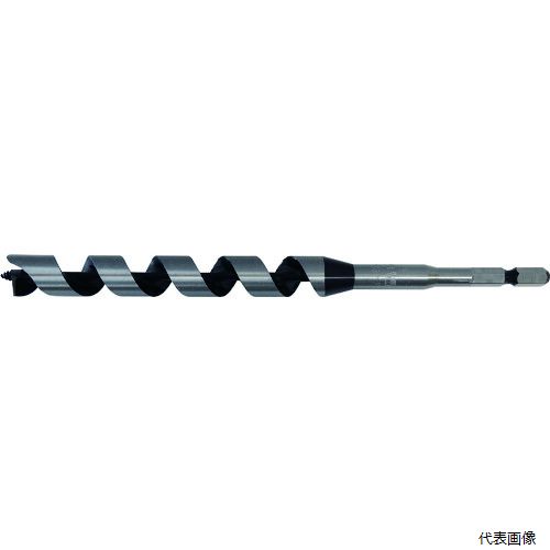 【特長】 ●先ねじとケガキ刃の部分を従来のドリルよりも小さくすることにより、切削抵抗を抑えバッテリーの持ちが良くなり、インパクトドライバーでの使用に最適です。 【用途】 ●被削材：木材。 ●少し深めの貫通穴用 【仕様】 ●刃径(mm)：15...