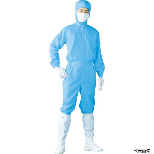 【特長】 ●クリーンルーム用ウエアです。 ●制電性・防塵性能に優れた続服タイプの無塵衣です。 ●運動性を重視したデザインですので、作業の妨げになりません。 ●コストパフォーマンスに優れた製品です。 ●半導体・液晶・精密機器・食品など幅広い業...
