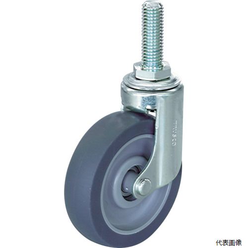 【特長】 ●車輪部にラジアルベアリングを採用していますので始動抵抗が低減し、音が静かです。 ●ゴム車より床に跡が付きにくい材質です。 ●ナイロン車より走行音が静かです。 【用途】 ●騒音を嫌う環境での運搬用に。 【仕様】 ●許容荷重(daN...