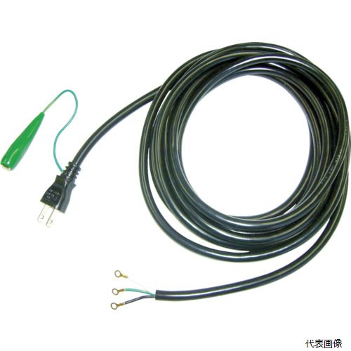 【特長】 ●電動工具類の電源コードの取り替えに最適です。 【用途】 ●電源コードの取り替えに。 ●作業関係者全般 ●一般ユーザー 【仕様】 ●定格：125V-12A ●色：黒 ●長さ(m)：5 ●電線：S-VCT3c×0.75mm［［の2乗...