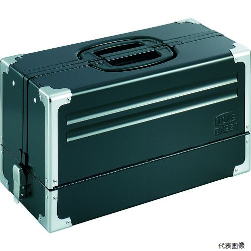 【特長】 ●天面フラットV形3段式両開きケースです。 ●ケースの角部にガード機能を追加した新型ツールケースです。 ●デッドスペースをなくし収納スペースを有効に活用できます。 ●頑丈で衝撃に強いです。 【用途】 ●工具類の保管・管理用 【仕様...